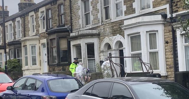 Suspected Harrogate murder: police forensics enter home