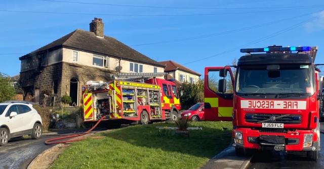 Fire crews tackle house fire in North Rigton