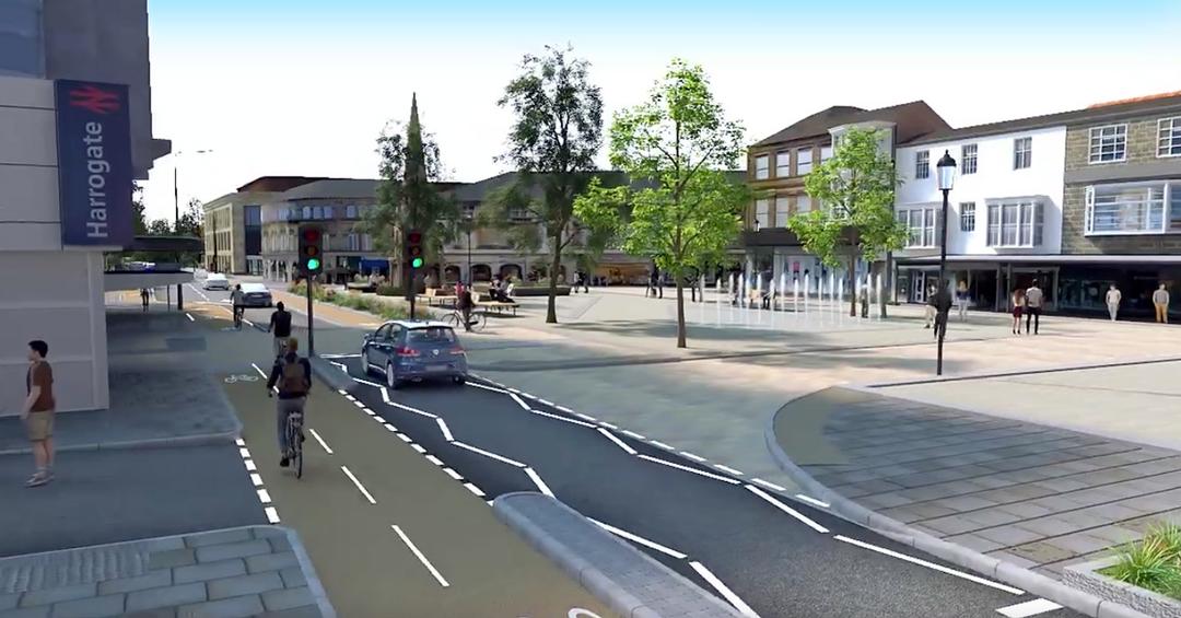 New designs of Harrogate town centre after £10.9m project revealed