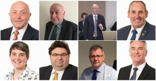 The Harrogate district councillors saying goodbye