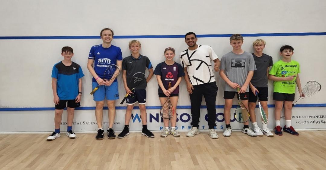 Harrogate sports club hosts world renowned squash players