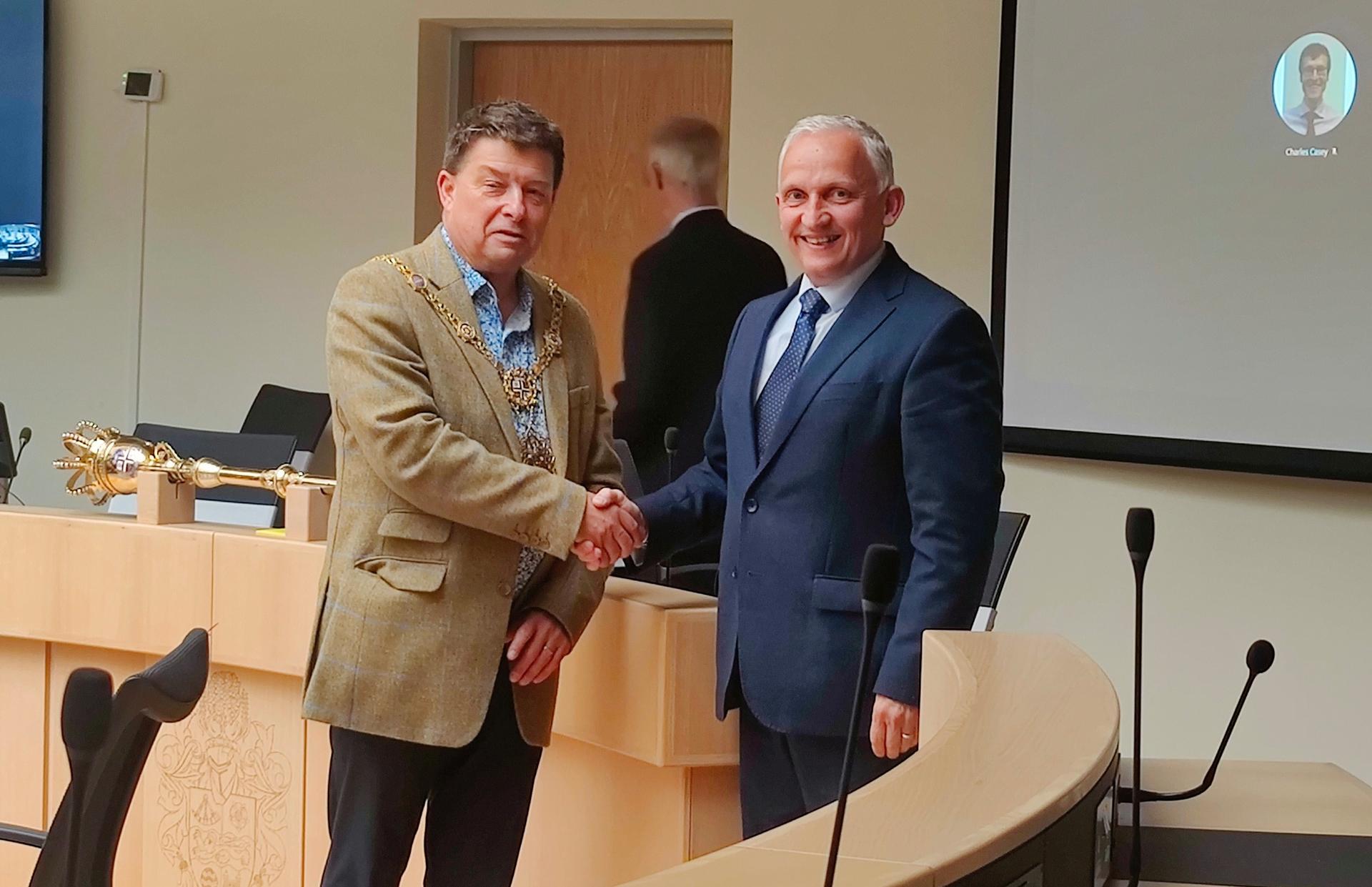 Chris Aldred appointed Harrogate charter mayor