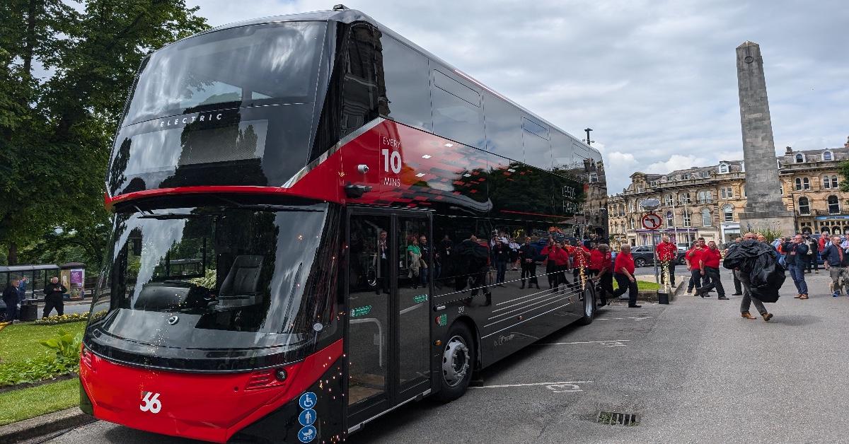 Harrogate Bus Company unveils new fully electric bus fleet