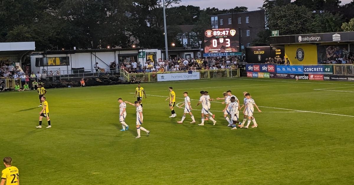Stern test for Harrogate as Leeds run out winners in pre-season clash