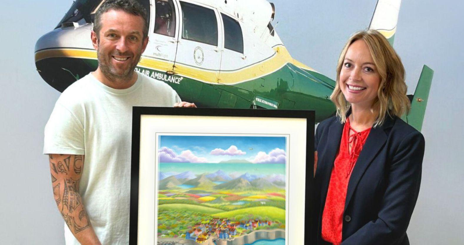 New Lucy Pittaway art launched as part of Air Ambulance fundraising weekend