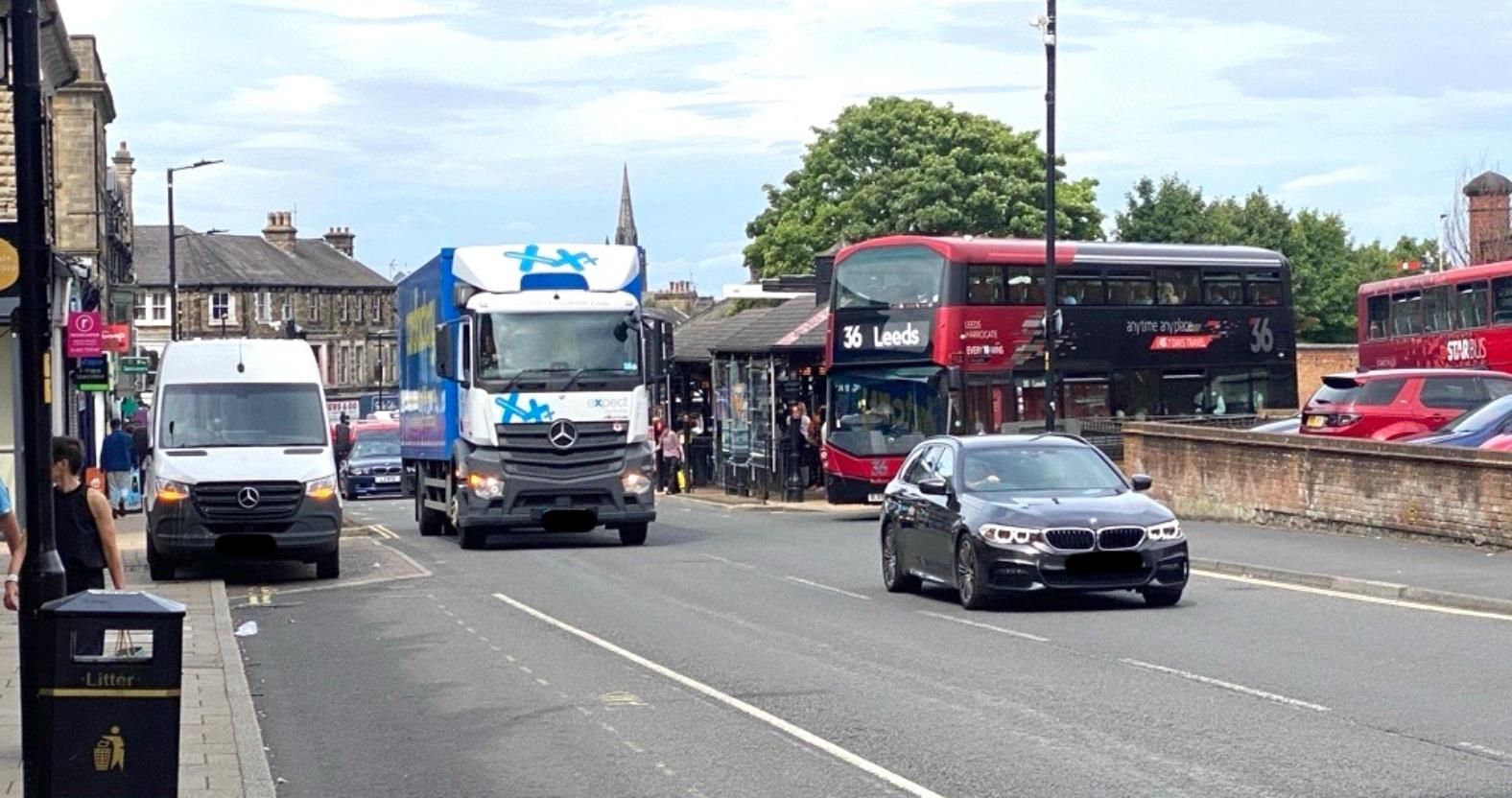 Safety concerns about new Harrogate Station Gateway cycle lane