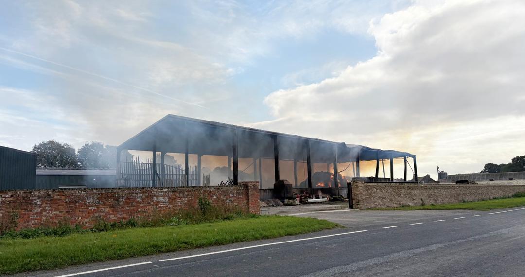 Pigs and sheep died in huge barn fire at Allerton Park farm, owner says