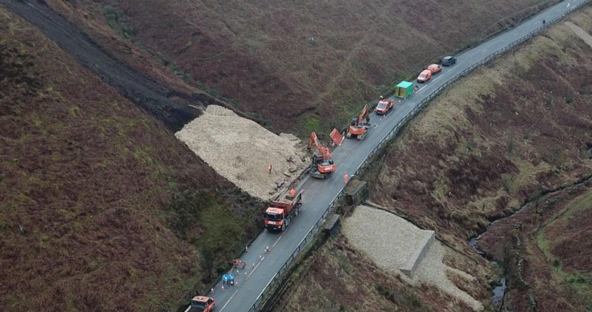 A59 re-opens at Kex Gill