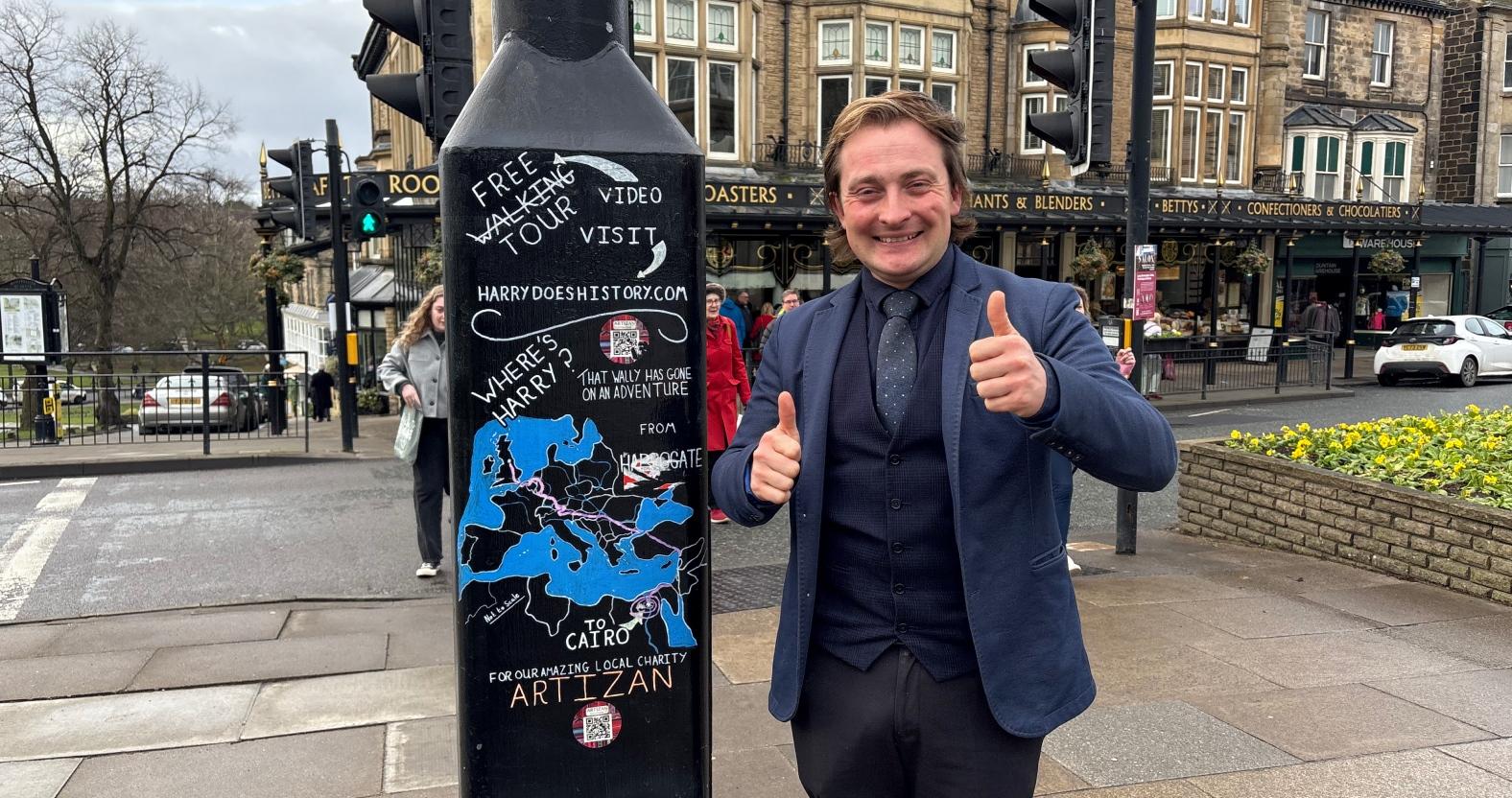 Harry Satloka: from butler to Harrogate’s iconic walking tour guide