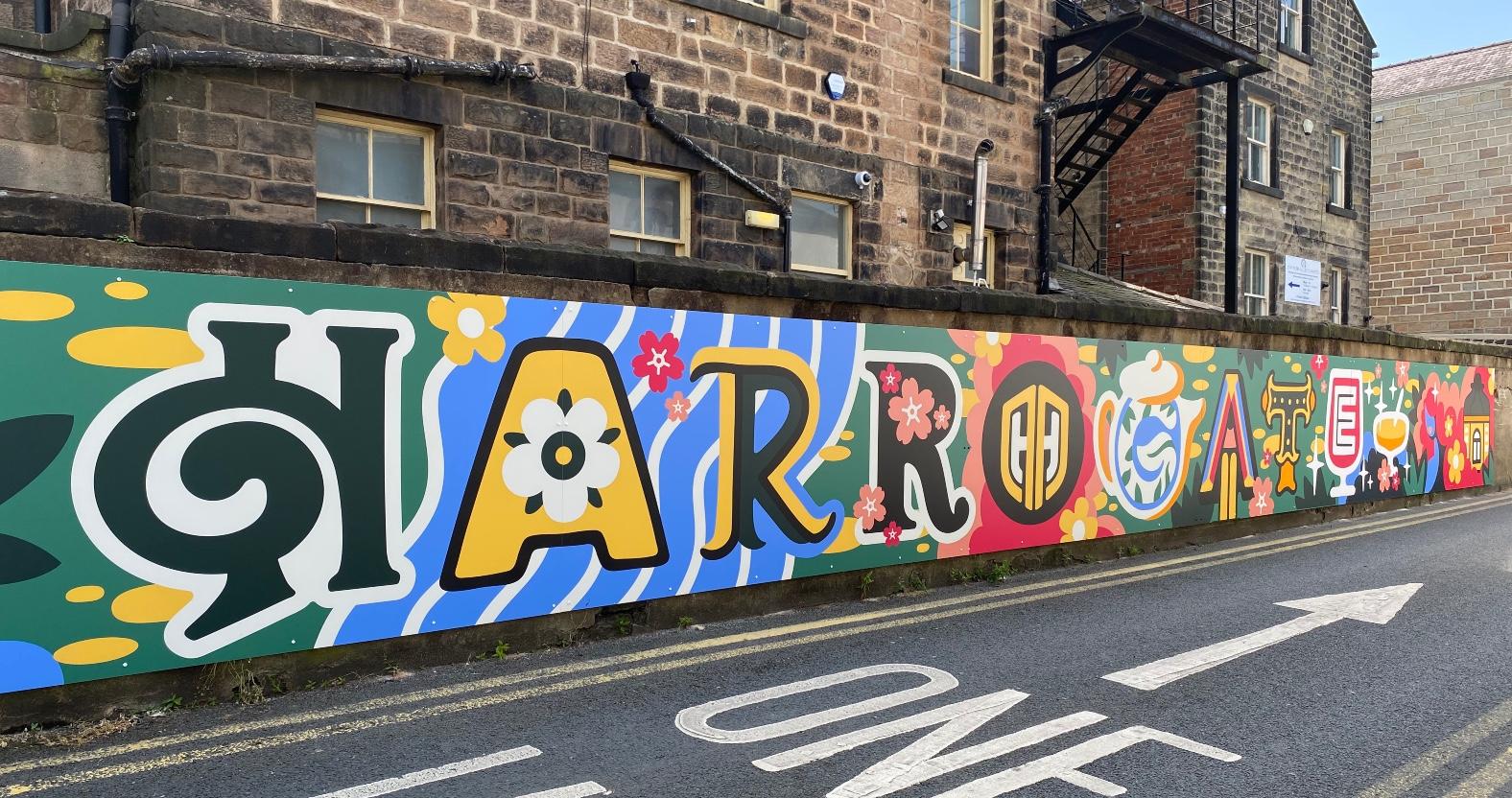 New street art unveiled in Harrogate town centre