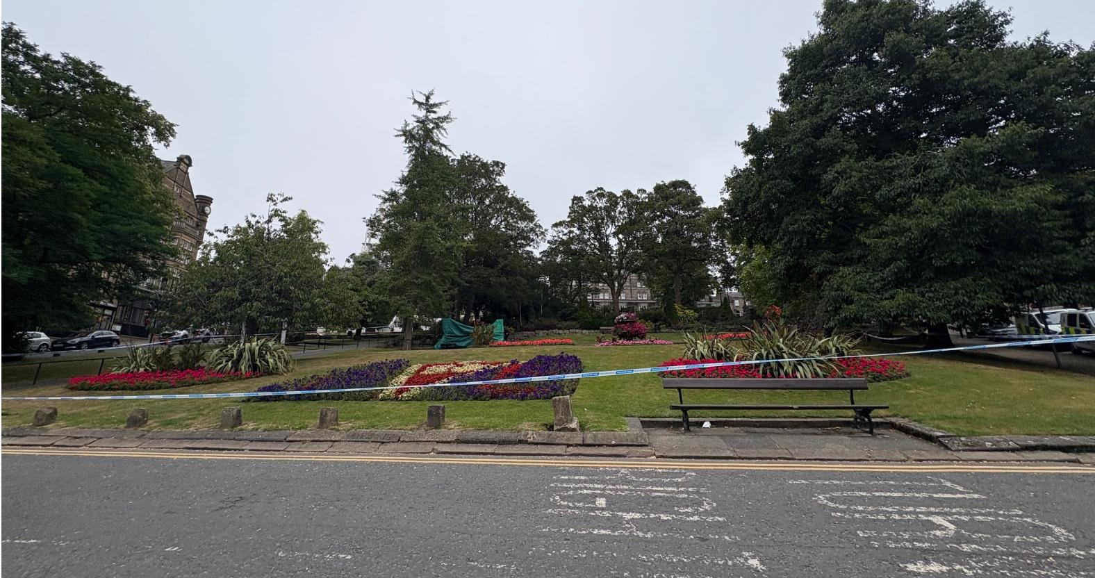 Police cordon put up at Harrogate’s Montpellier Gardens